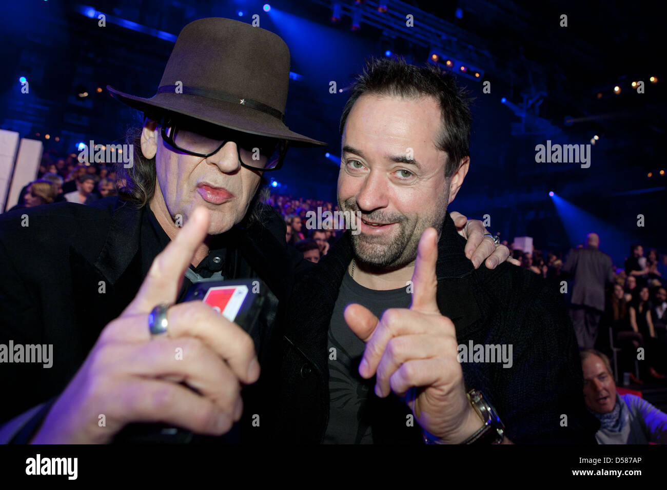 Udo Lindenberg, Jan Josef Liefers at 1Live Krone Awards at ...