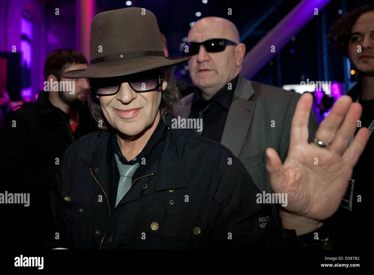 Udo Lindenberg at 1Live Krone Awards at Jahrhunderthalle - aftershow ...