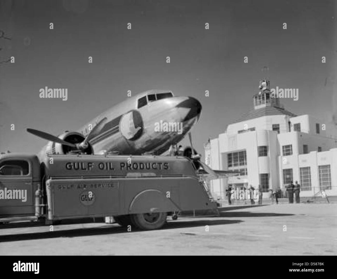 A photograph of an Eastern Air Lines DC-3, a famous twin-engine ...