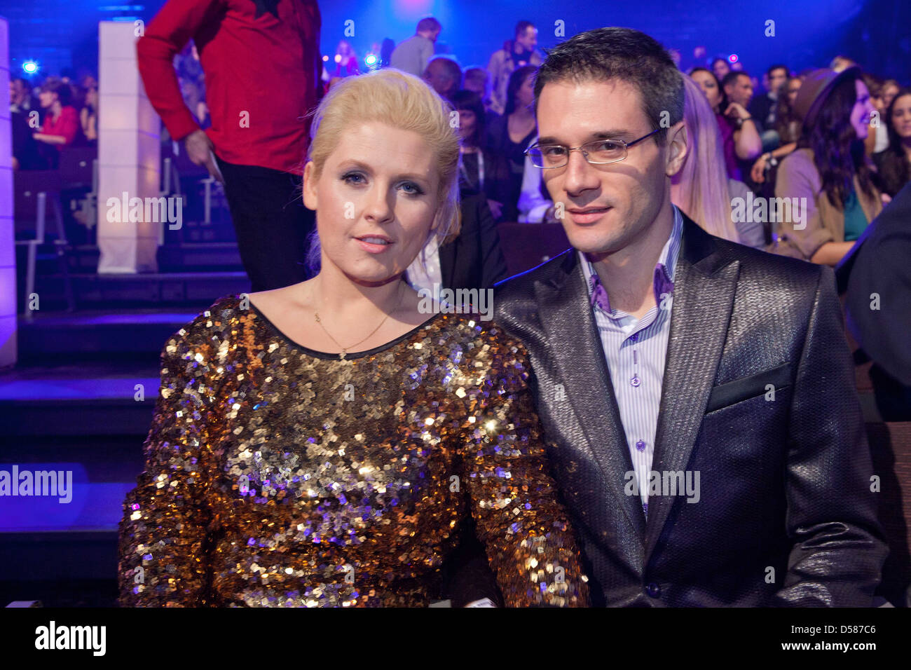Maite Kelly , Florent Raimond at 1Live Krone Awards at Jahrhunderthalle ...