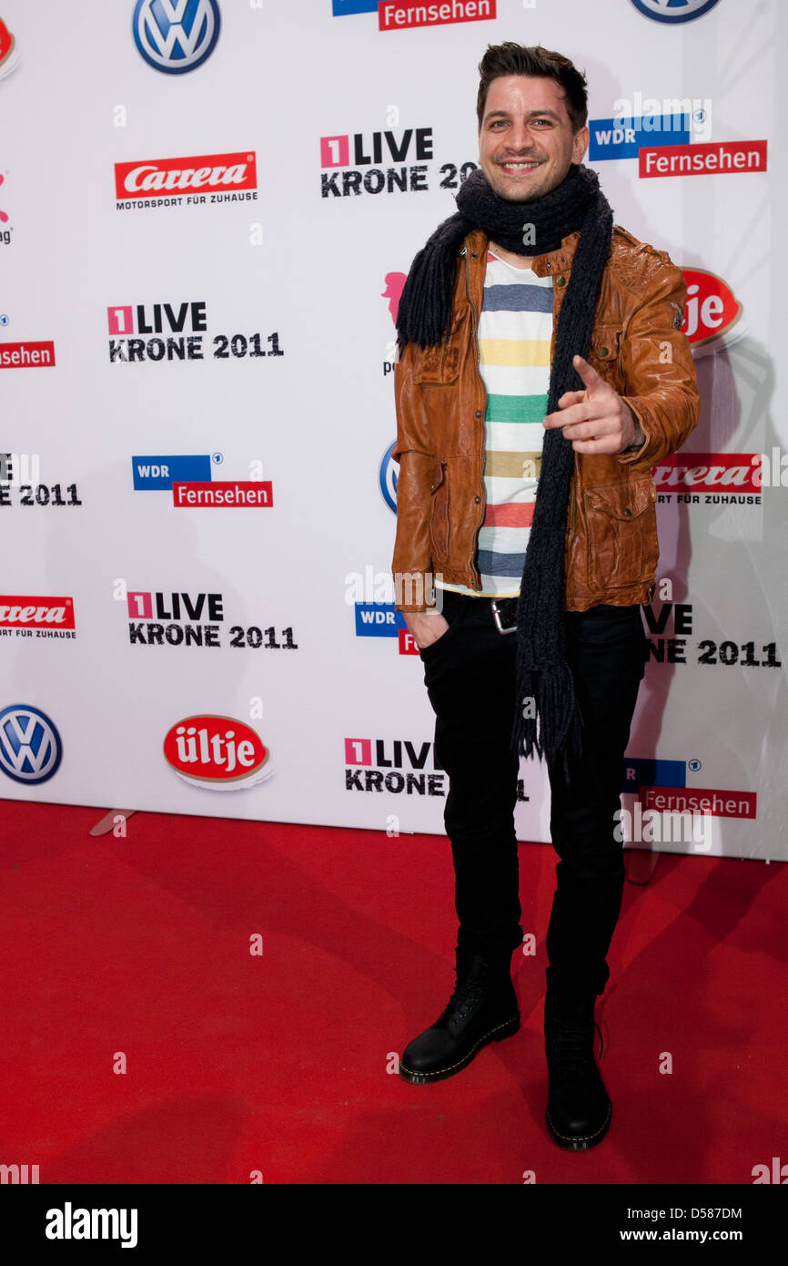 David Pfeffer at Live Krone Awards at Jahrhunderthallered carpet ...