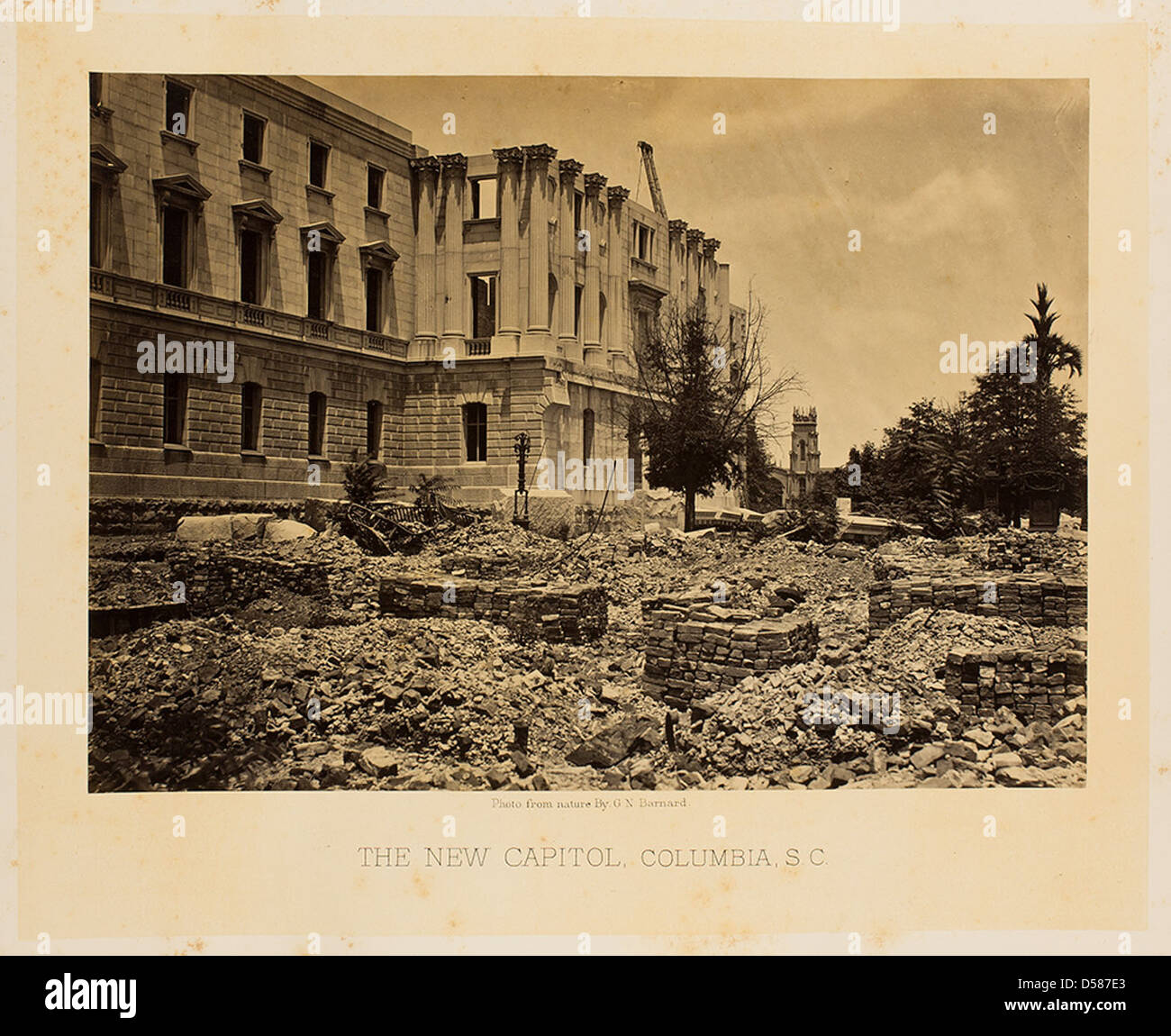 This photograph shows the newly constructed South Carolina State ...