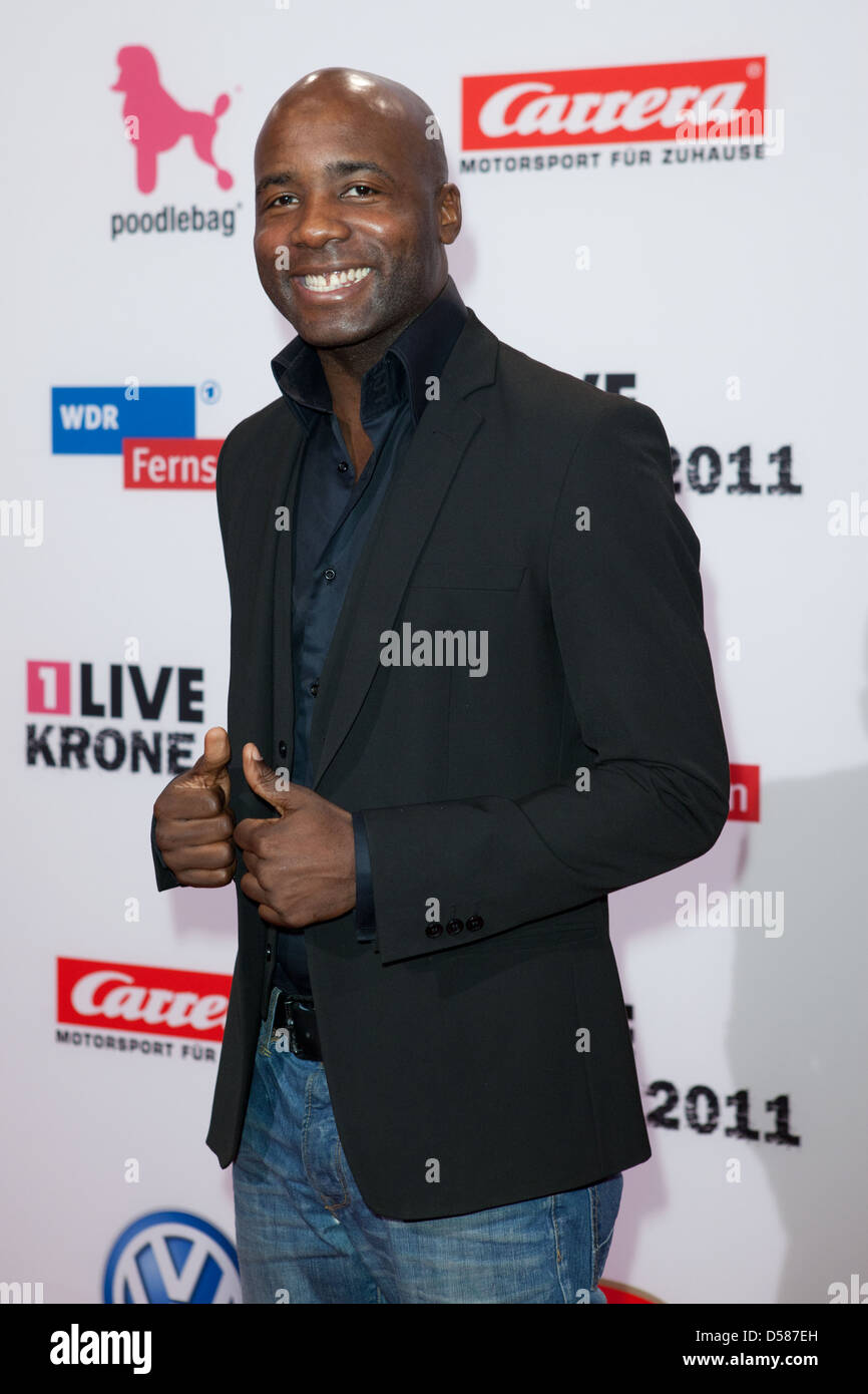 Dave Davis at 1Live Krone Awards at Jahrhunderthalle - red carpet ...