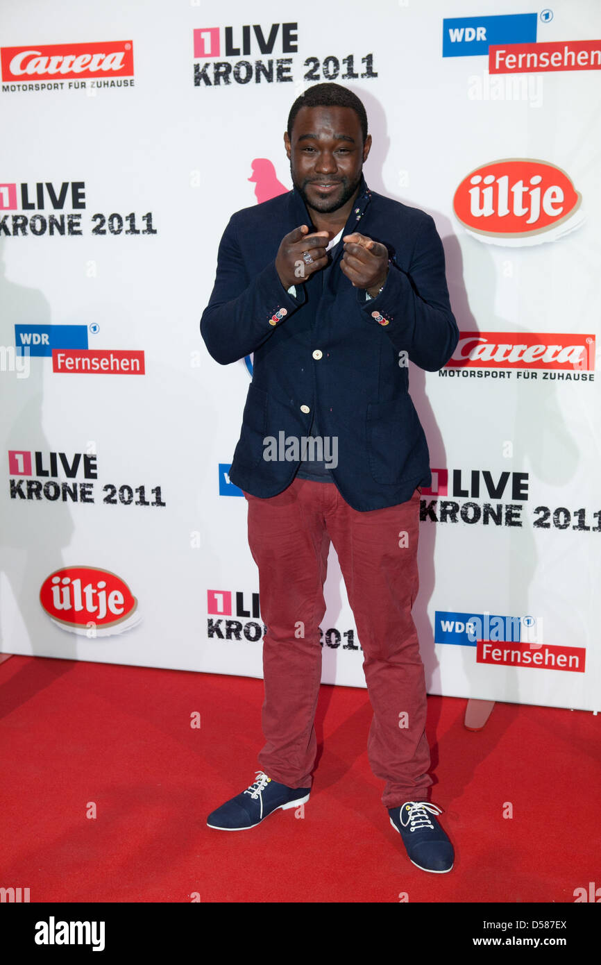 Nelson Mueller at 1Live Krone Awards at Jahrhunderthalle - red carpet ...