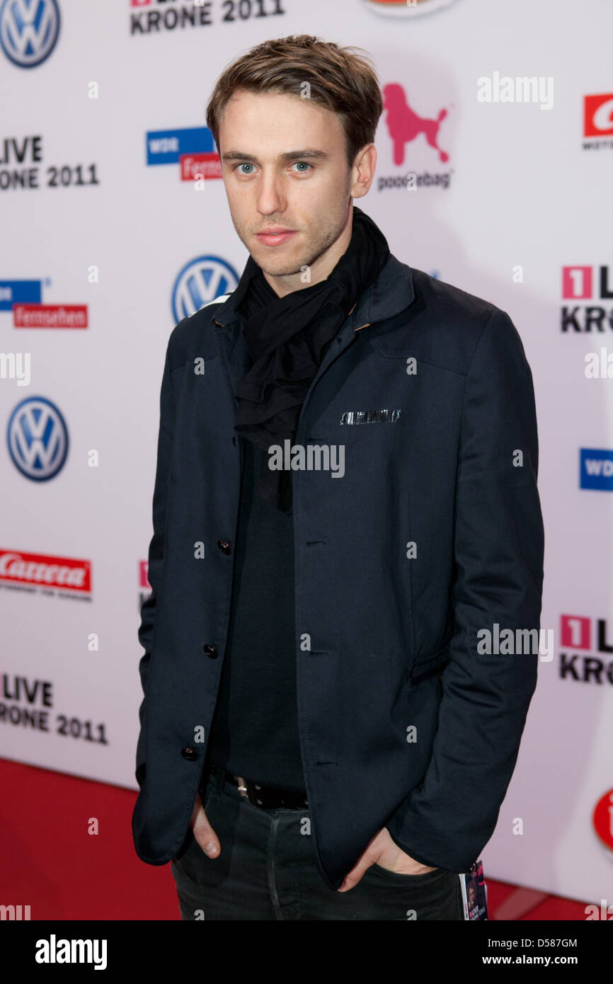 Clueso at Live Krone Awards at Jahrhunderthallered carpet arrvials ...