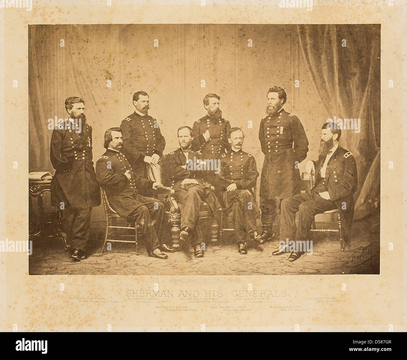 Sherman and his generals hi-res stock photography and images - Alamy