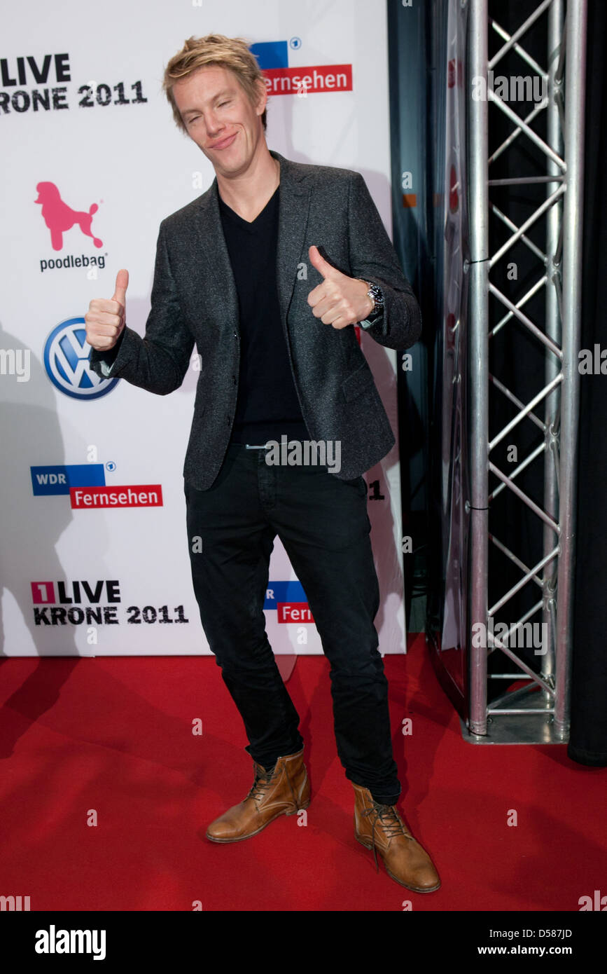Simon Gosejohann at 1Live Krone Awards at Jahrhunderthalle - red carpet ...