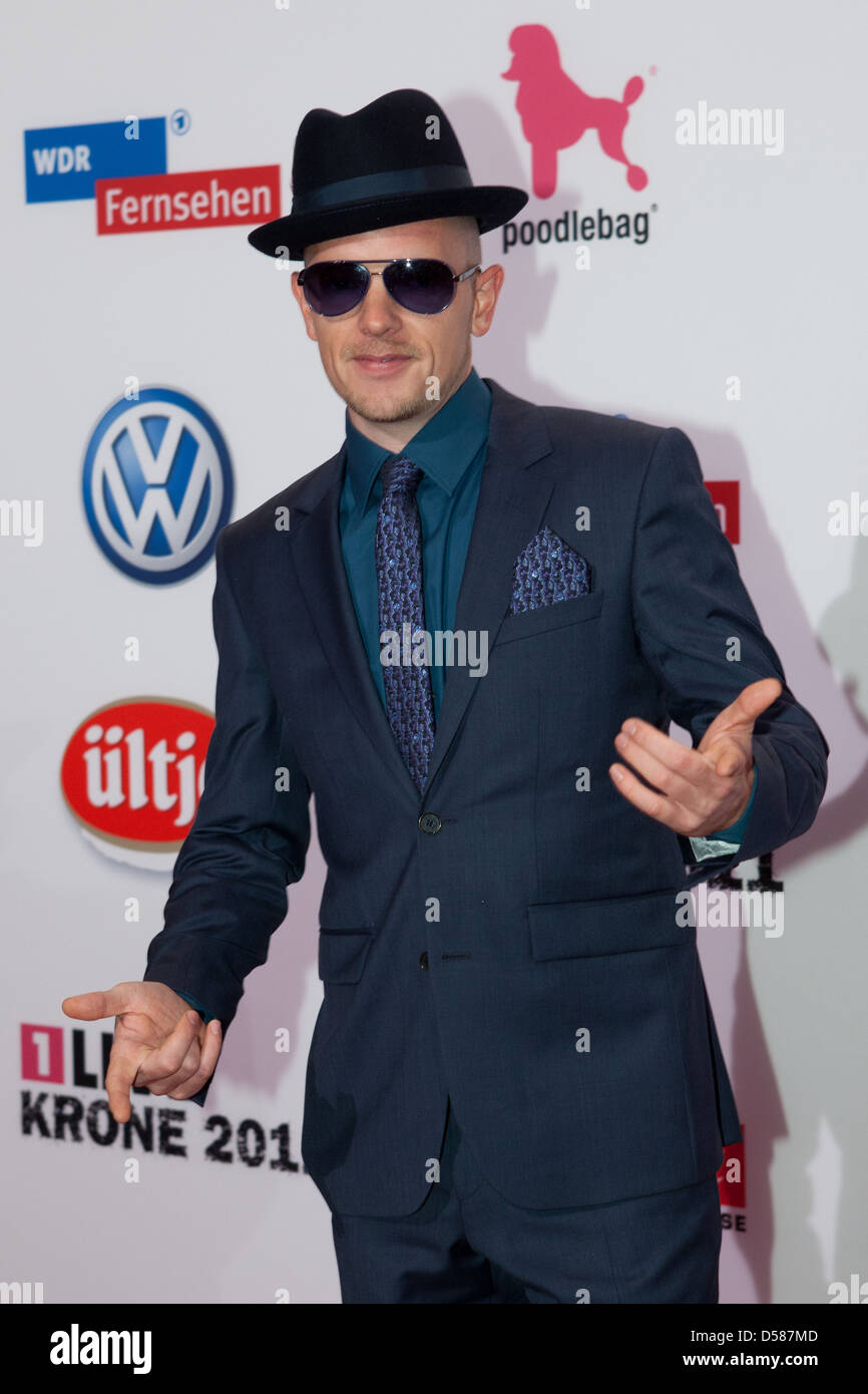 Jan Delay at 1Live Krone Awards at Jahrhunderthalle - red carpet ...