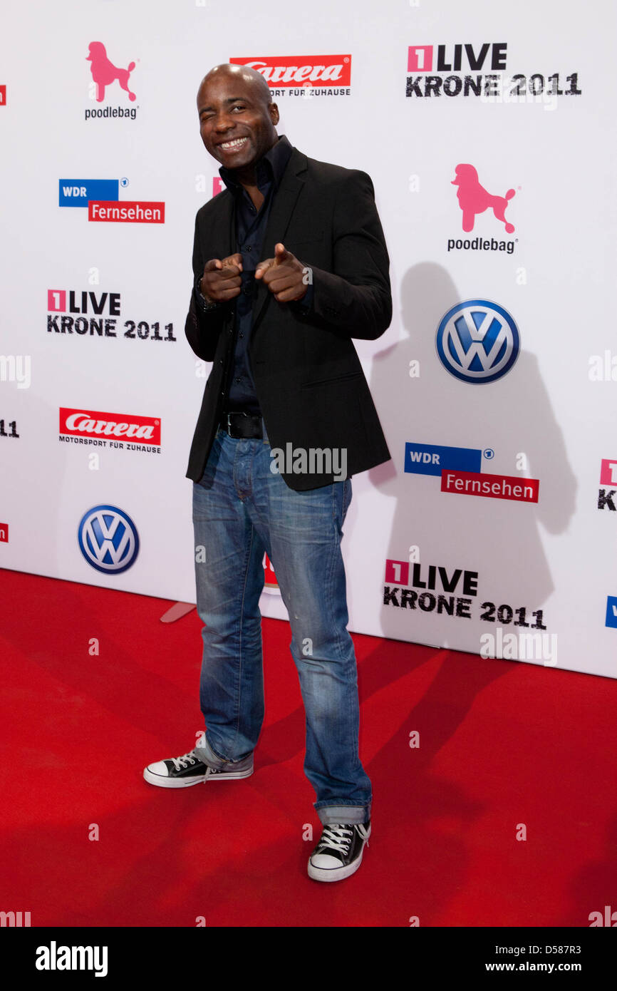 Dave Davis at 1Live Krone Awards at Jahrhunderthalle - red carpet ...