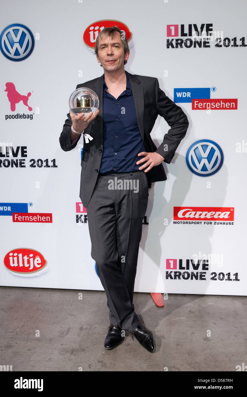 Rene Marik at 1Live Krone Awards at Jahrhunderthalle - press room ...