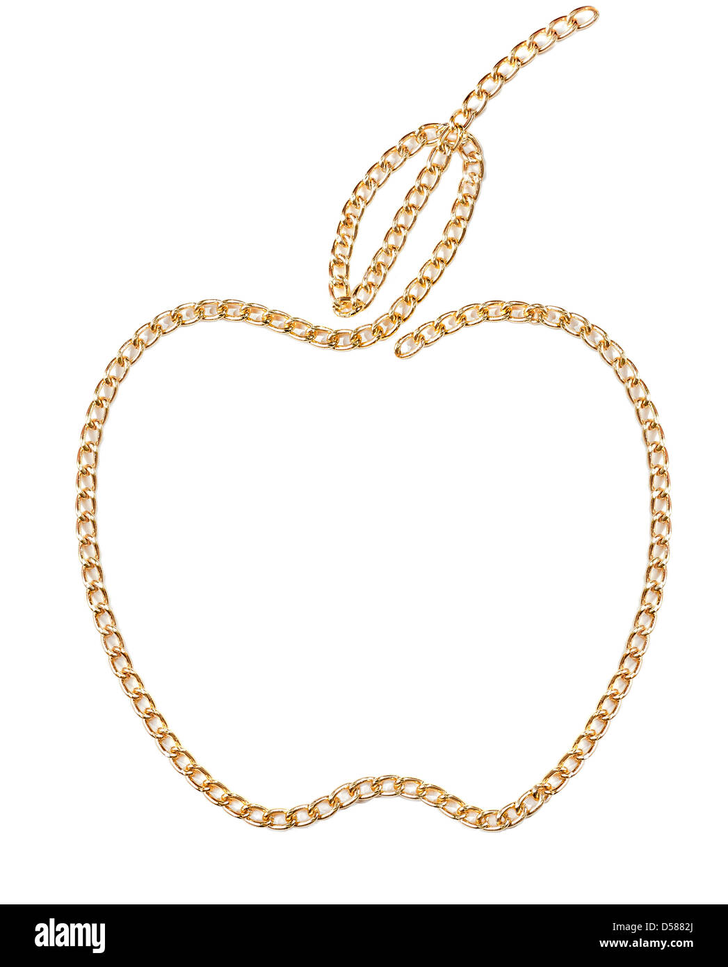 Golden Apple Chain Stock Photo - Alamy