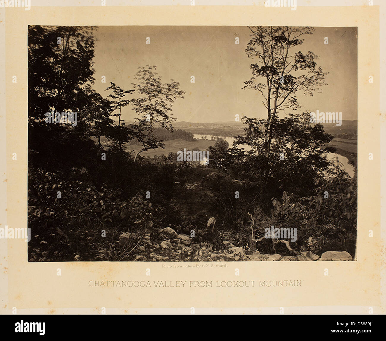 This image captures the view of Chattanooga Valley from Lookout ...
