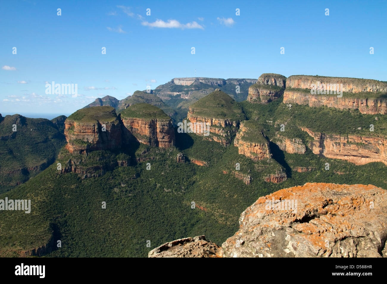 The Three Rondavels at the Blyde River Canyon in Mpumalanga, South ...
