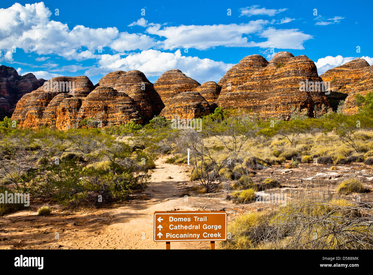 Bungle Bungle National Park, Purnululu, view of the characteristic ...