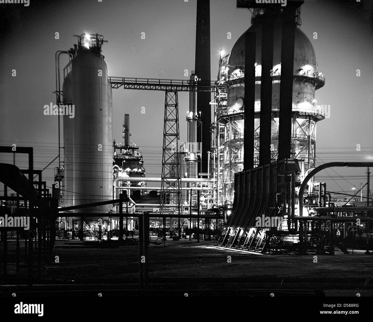 The Gulf Oil Corporation's #1 FCC (Fluid Catalytic Cracking) unit at ...