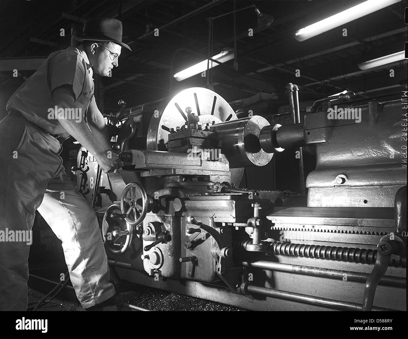 This image showcases workers at the Cameron Iron Works in Houston ...