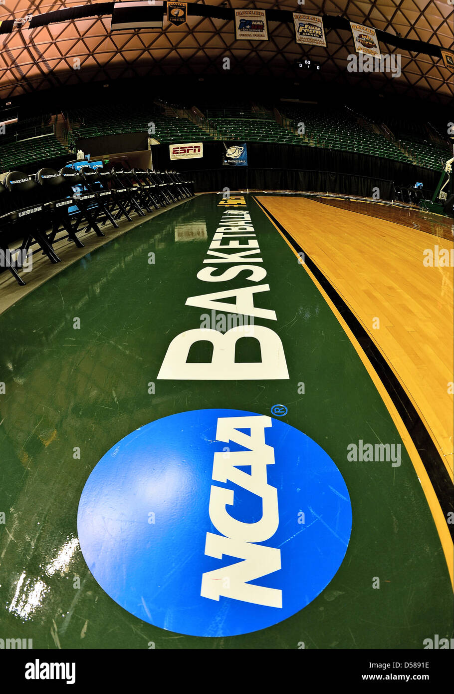 March 26, 2013 - Waco, TX, U.S - March 26, 2013 NCAA logo on the floor ...