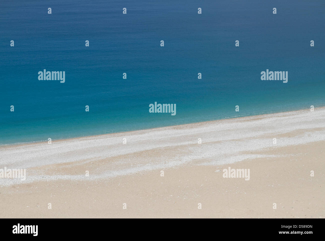 The blue waters of the Turquoise coast in Oludeniz, Turkey Stock Photo ...