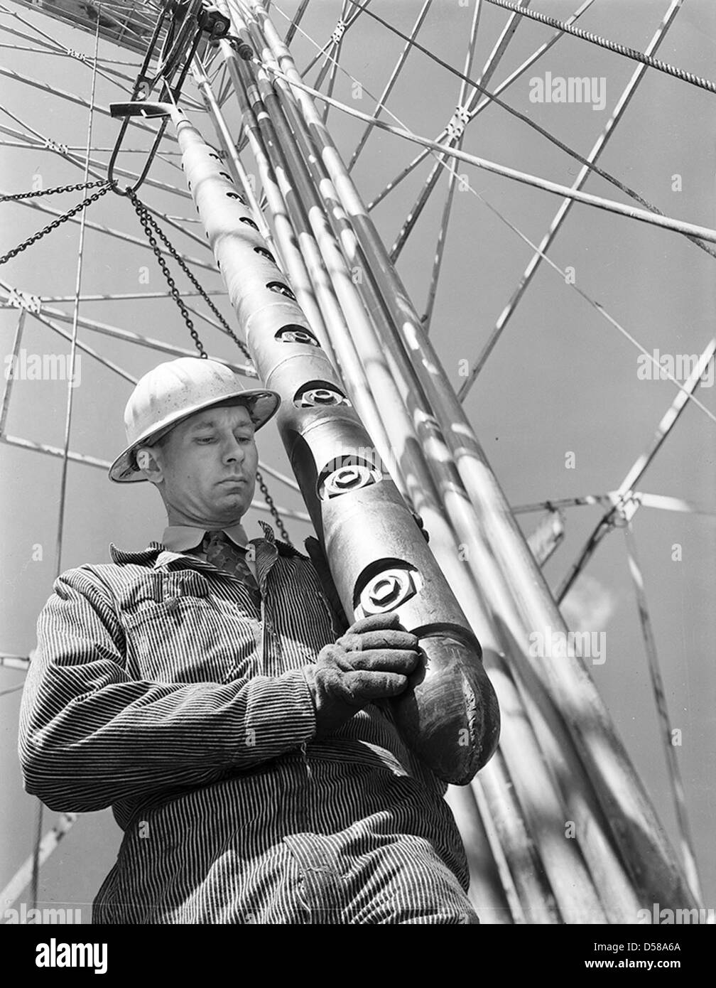 The Climax-Molybdenum Lane-Wells perforating gun, used in the petroleum ...