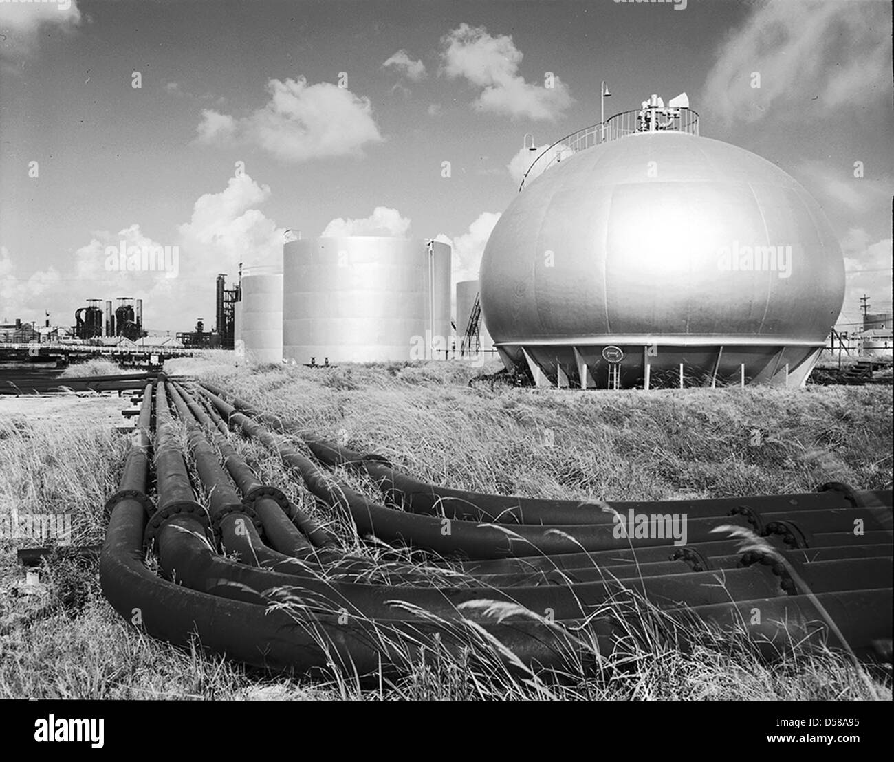 The Gulf Oil Corporation’s tankage facilities and Foster-Wheeler units ...