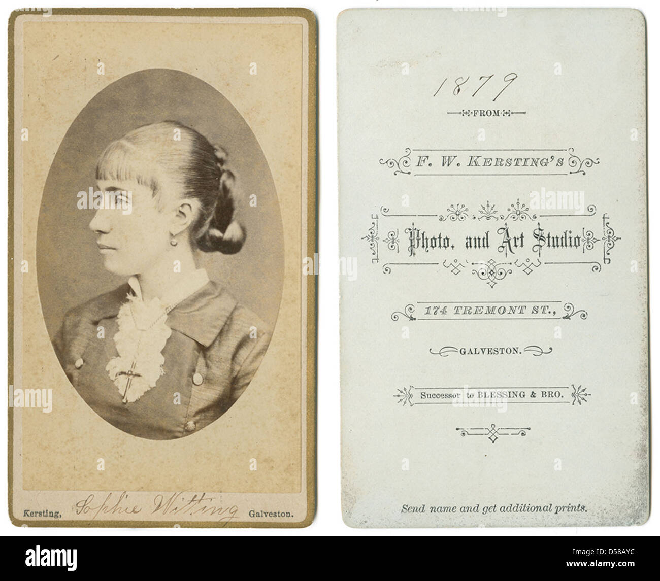 Sophie Witting, a woman from Texas, is depicted in a regional setting ...