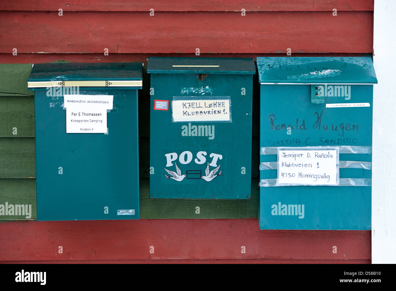 Apartment building mail boxes hi-res stock photography and images - Alamy