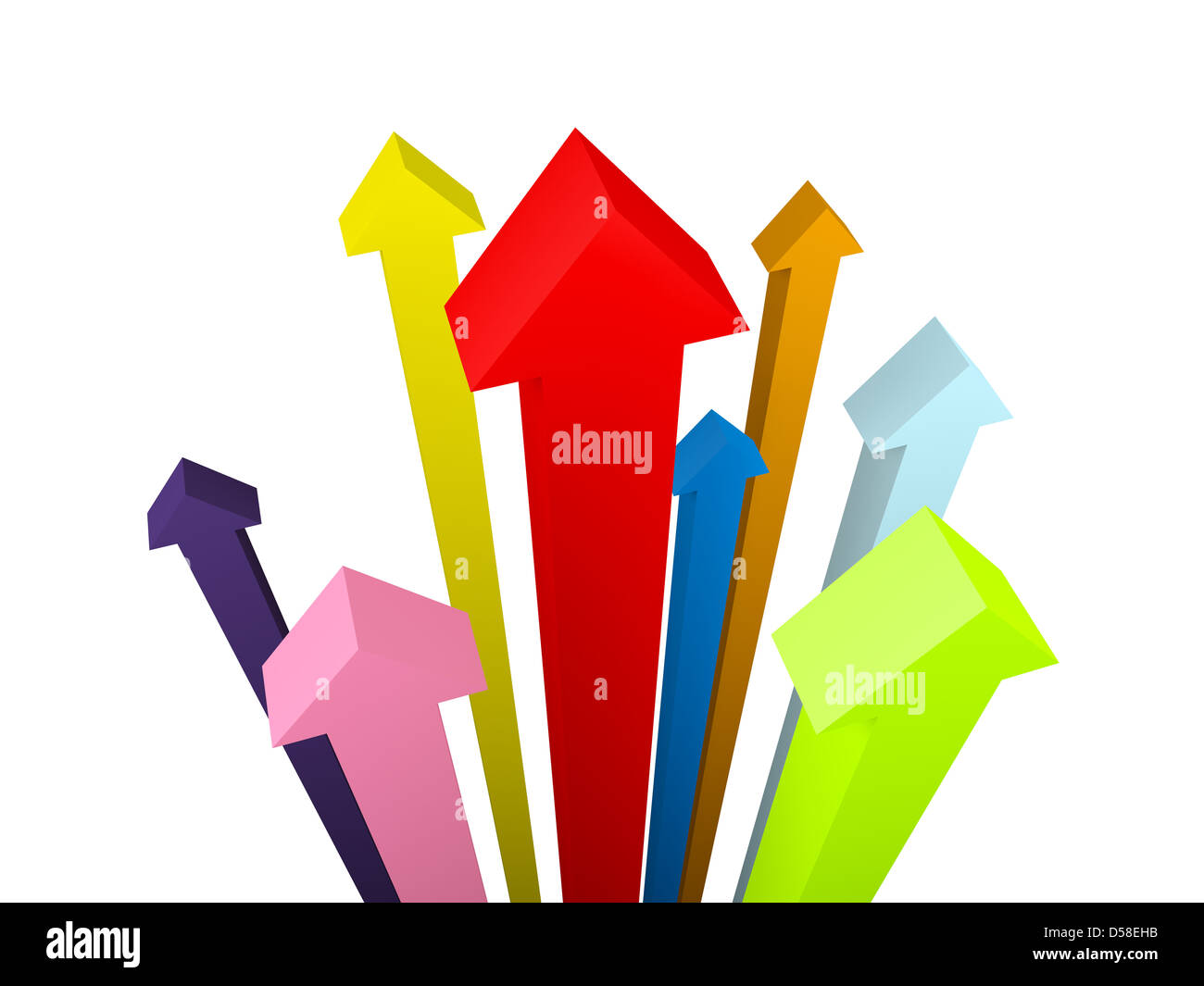 Line chart upward arrows hi-res stock photography and images - Alamy