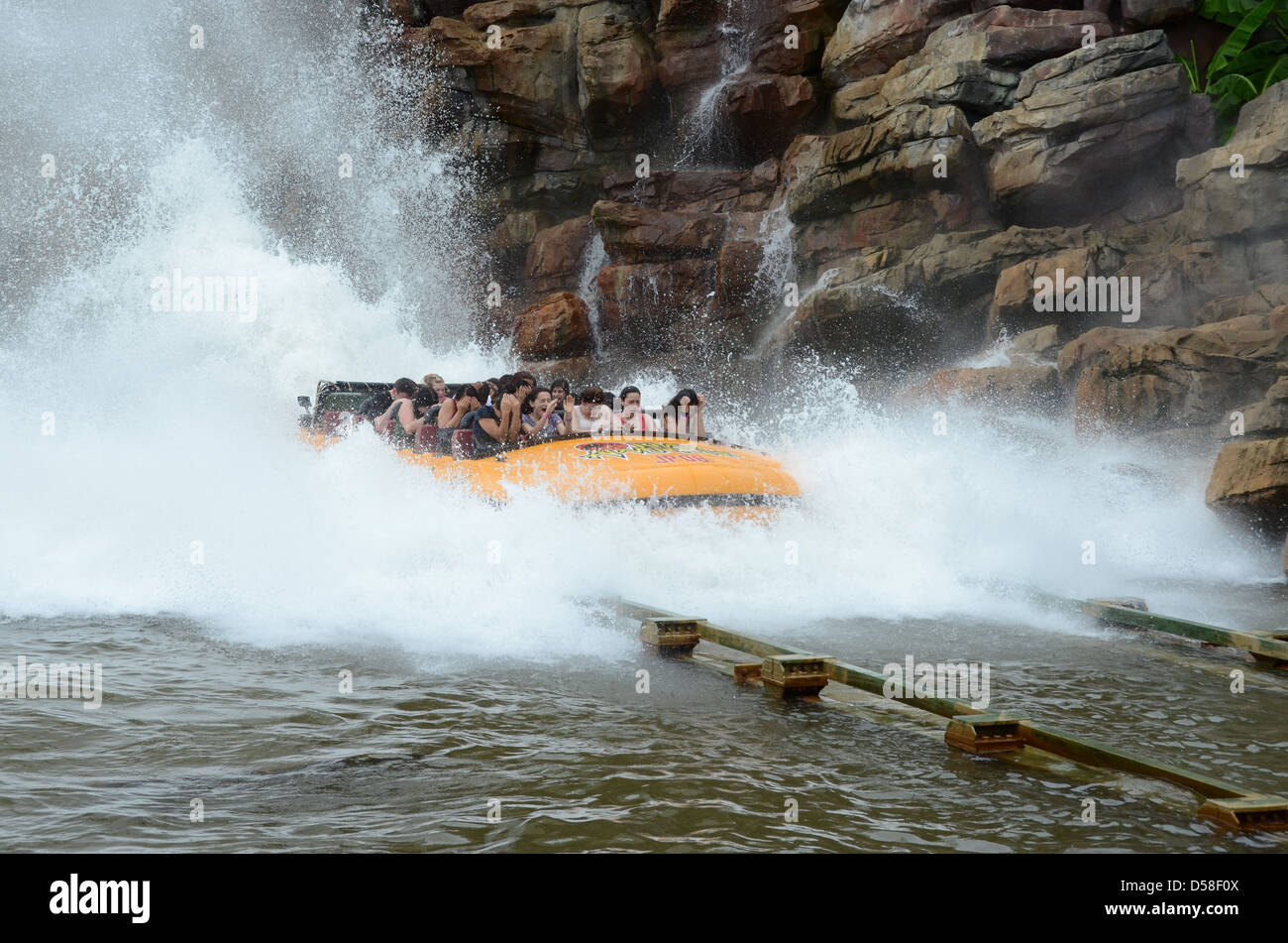 Jurassic Park The Ride Drop
