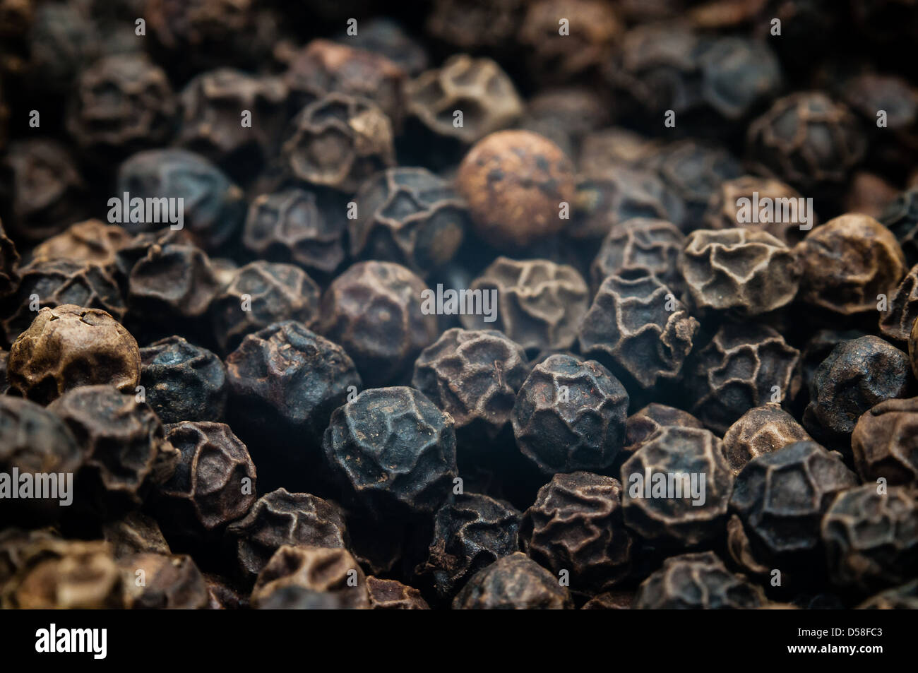 Close up of Black Pepper Stock Photo - Alamy