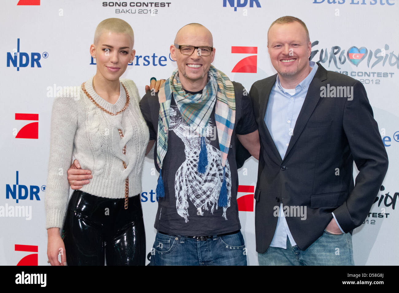 Alina Sueggeler, Thomas D., Stefan Raab Unser Star fuer Baku press ...