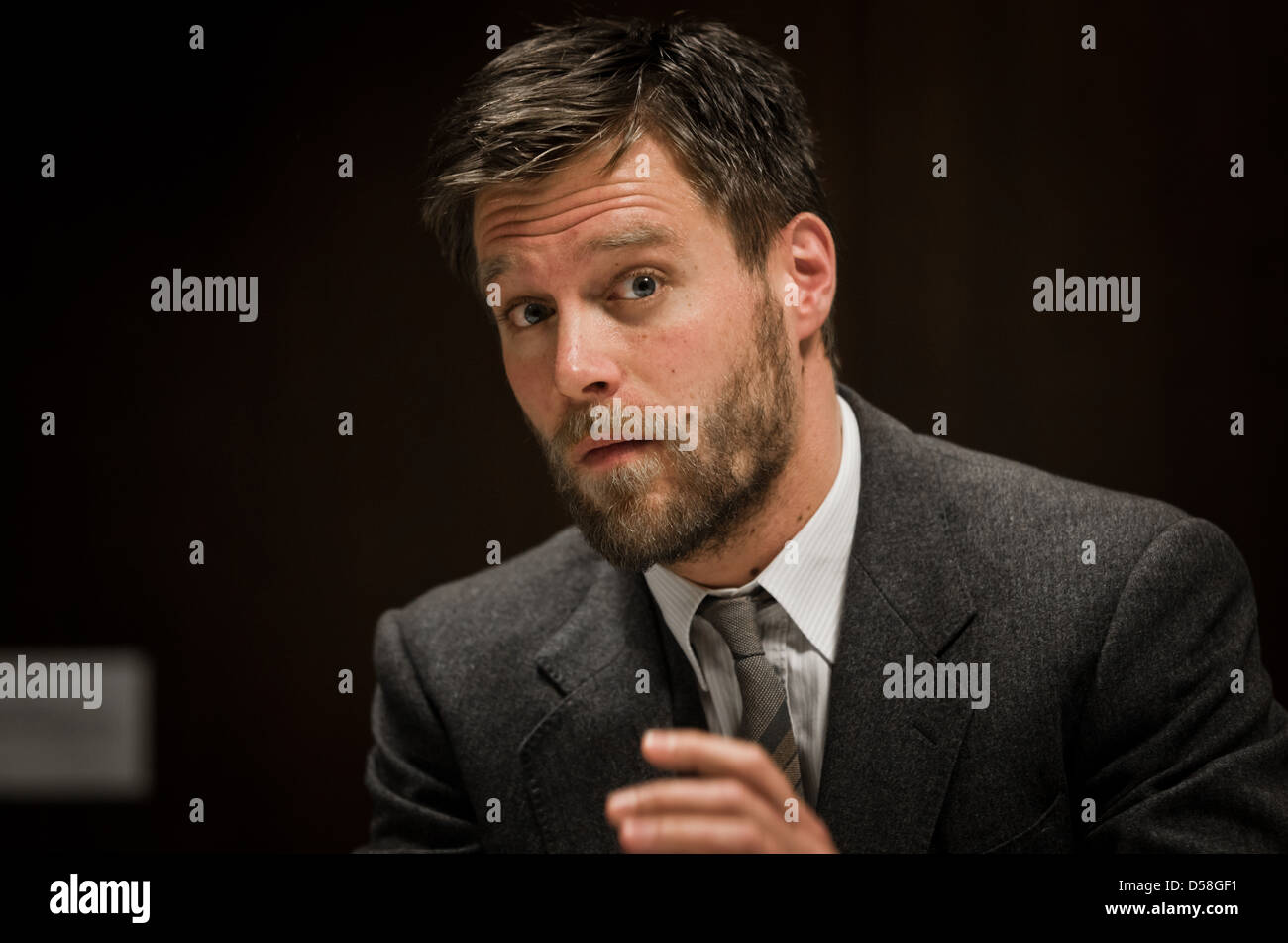 Ken Duken on the set of german/norwegian movie "Two lives" ("Zwei Leben ...