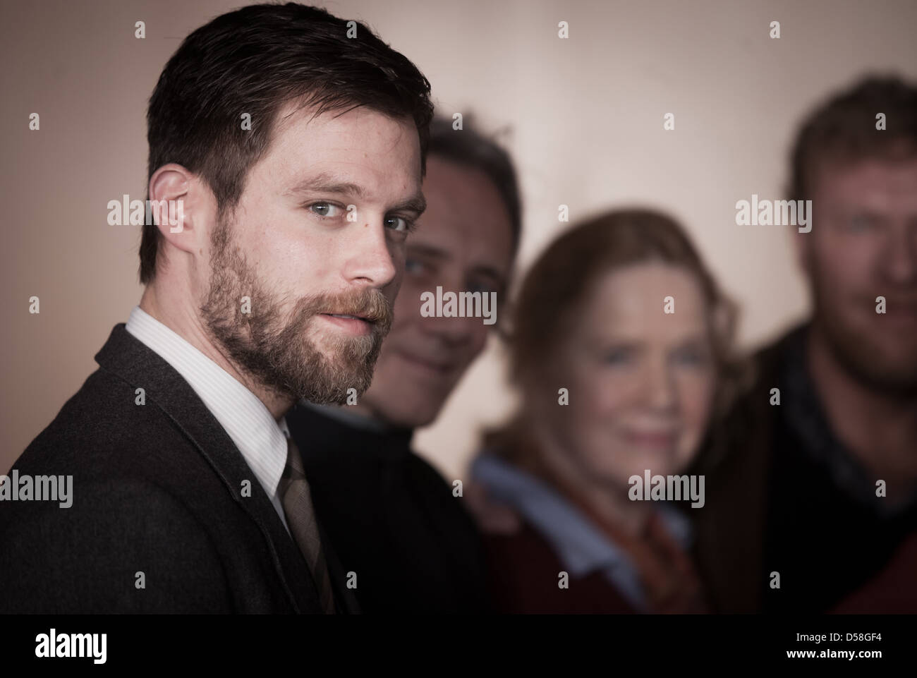 Ken Duken on the set of german/norwegian movie "Two lives" ("Zwei Leben ...