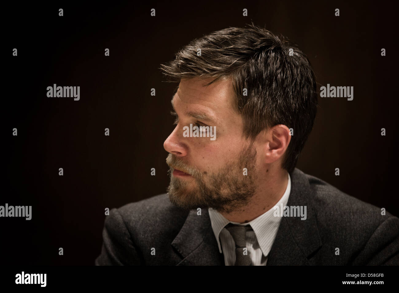 Ken Duken on the set of german/norwegian movie "Two lives" ("Zwei Leben ...