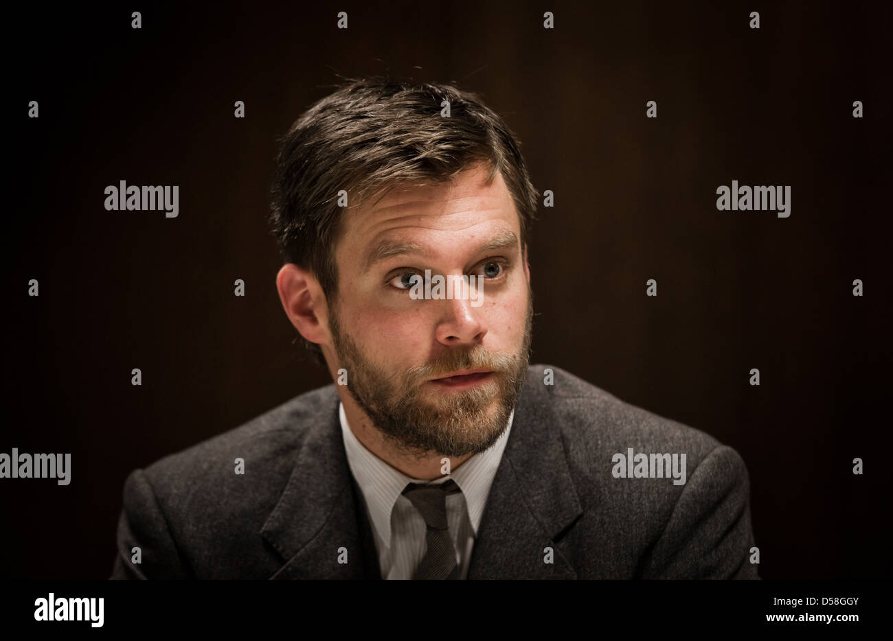 Ken Duken on the set of german/norwegian movie "Two lives" ("Zwei Leben ...