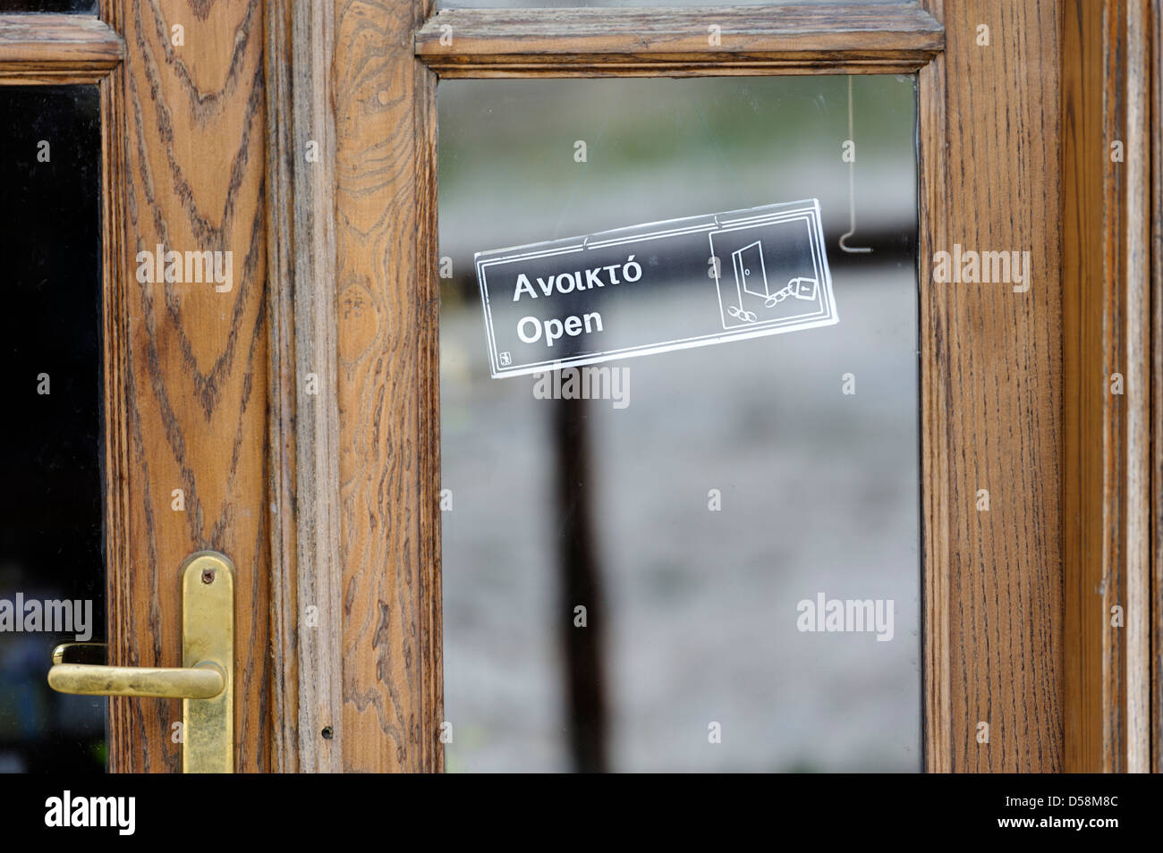 Icon or sign that the business is open Stock Photo - Alamy