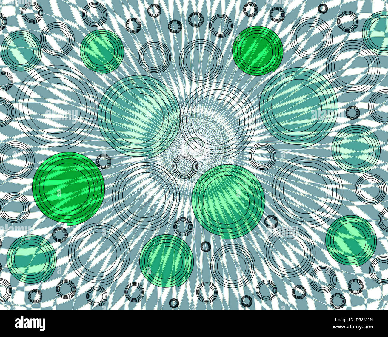 Vibrant modern abstract design superimposed with geometric motifs to ...