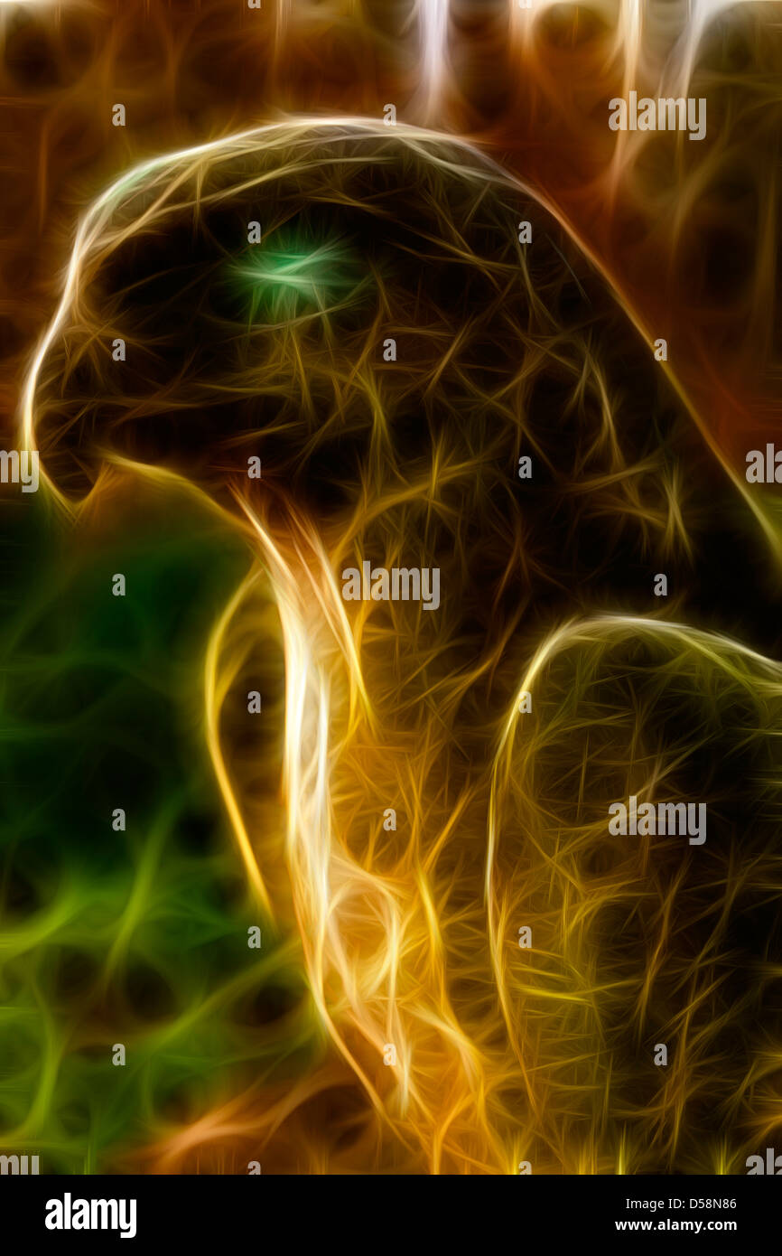 Fractal Falcon Sculpture Stock Photo - Alamy