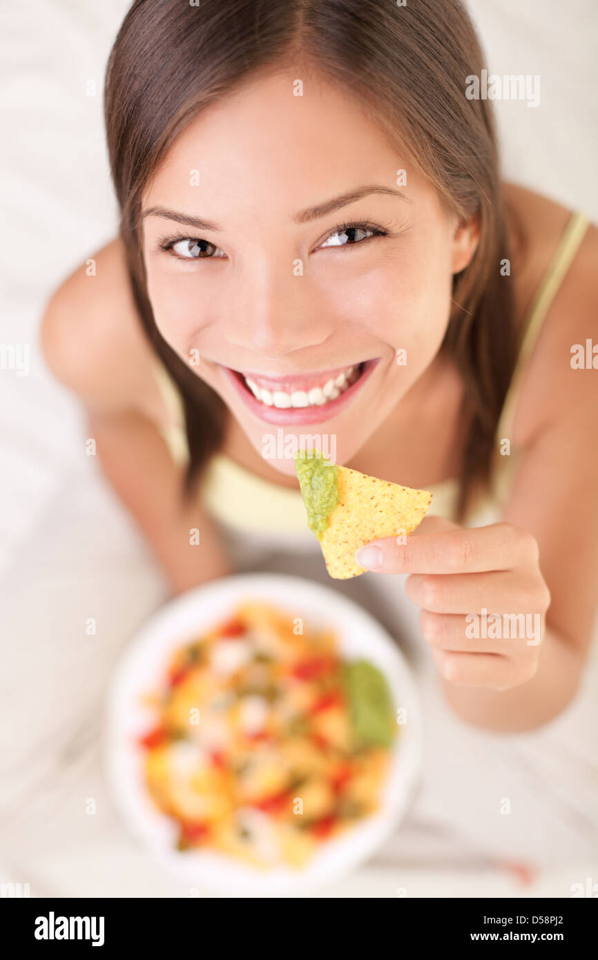 Portrait Of Happy Beautiful Mixed Race Caucasian Asian Young Woman