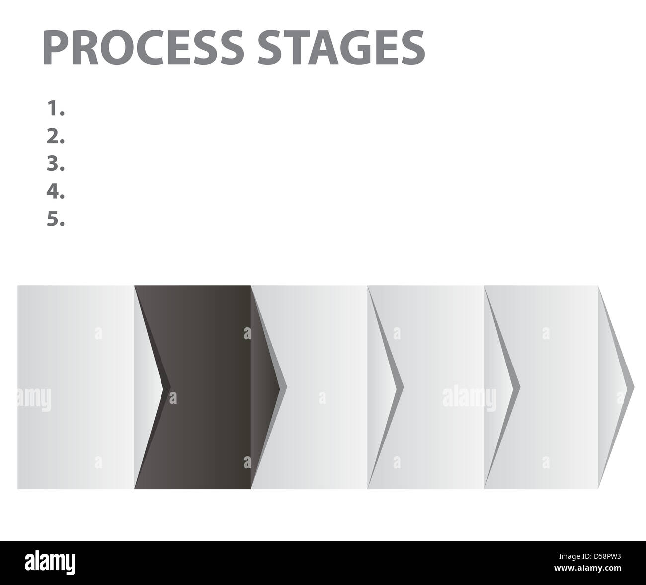 concept of business process stages. Vector illustration Stock Photo - Alamy