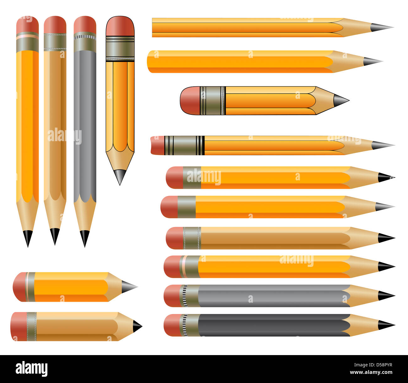 Pencil pencil various hi-res stock photography and images - Alamy