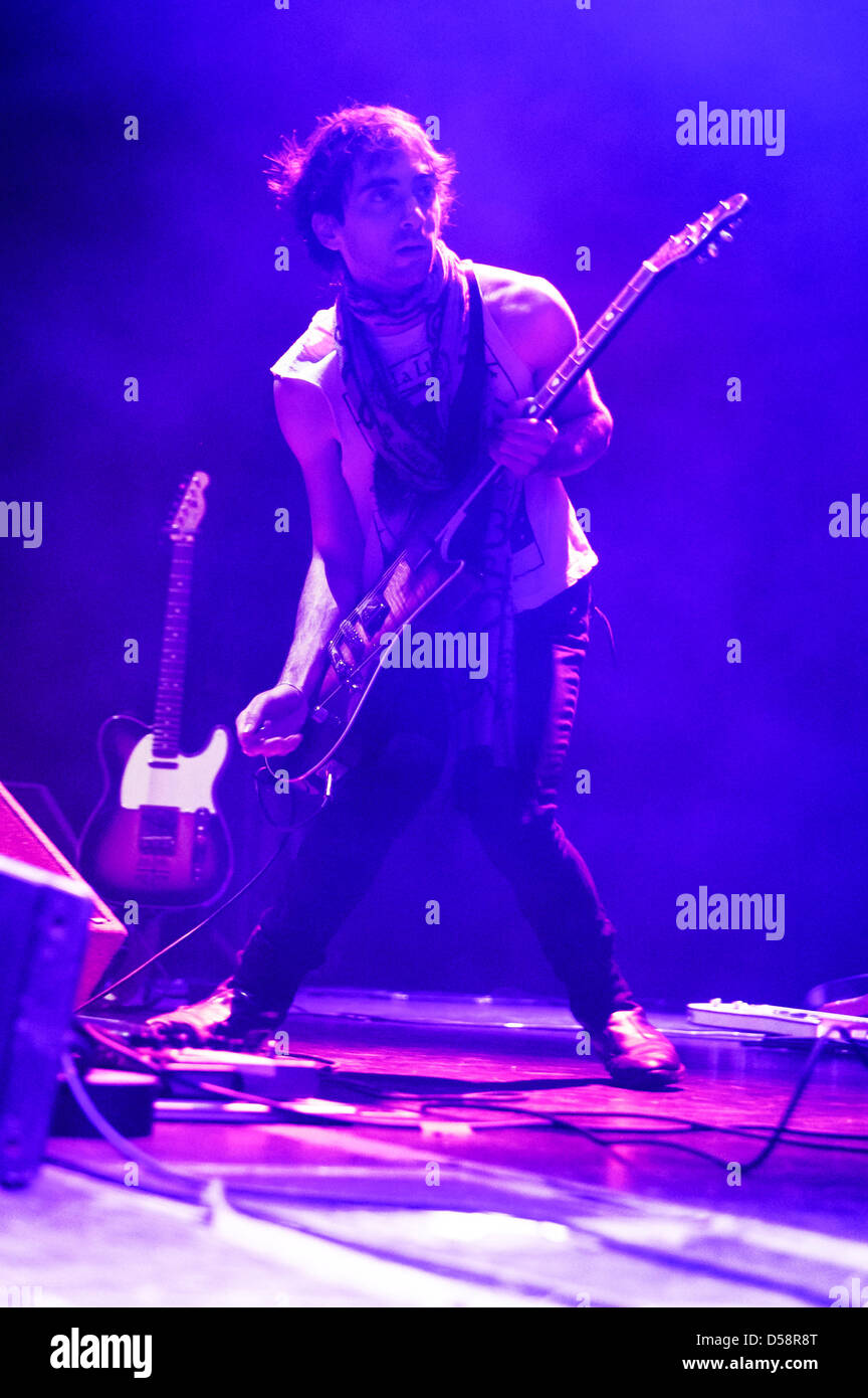 Brighton, UK. 26th March 2013. Beware of Darkness plays Brighton Dome ...