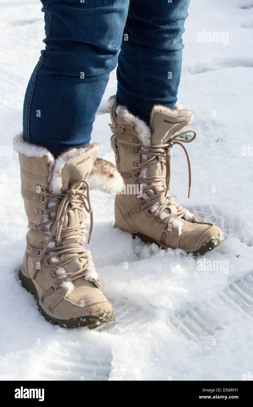 Frozen boots hi-res stock photography and images - Alamy