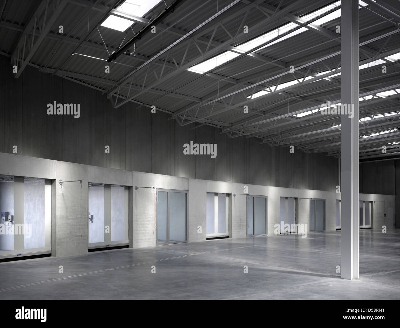 Logistics Building at Vitra Campus, Weil am Rhein, Germany. Architect ...