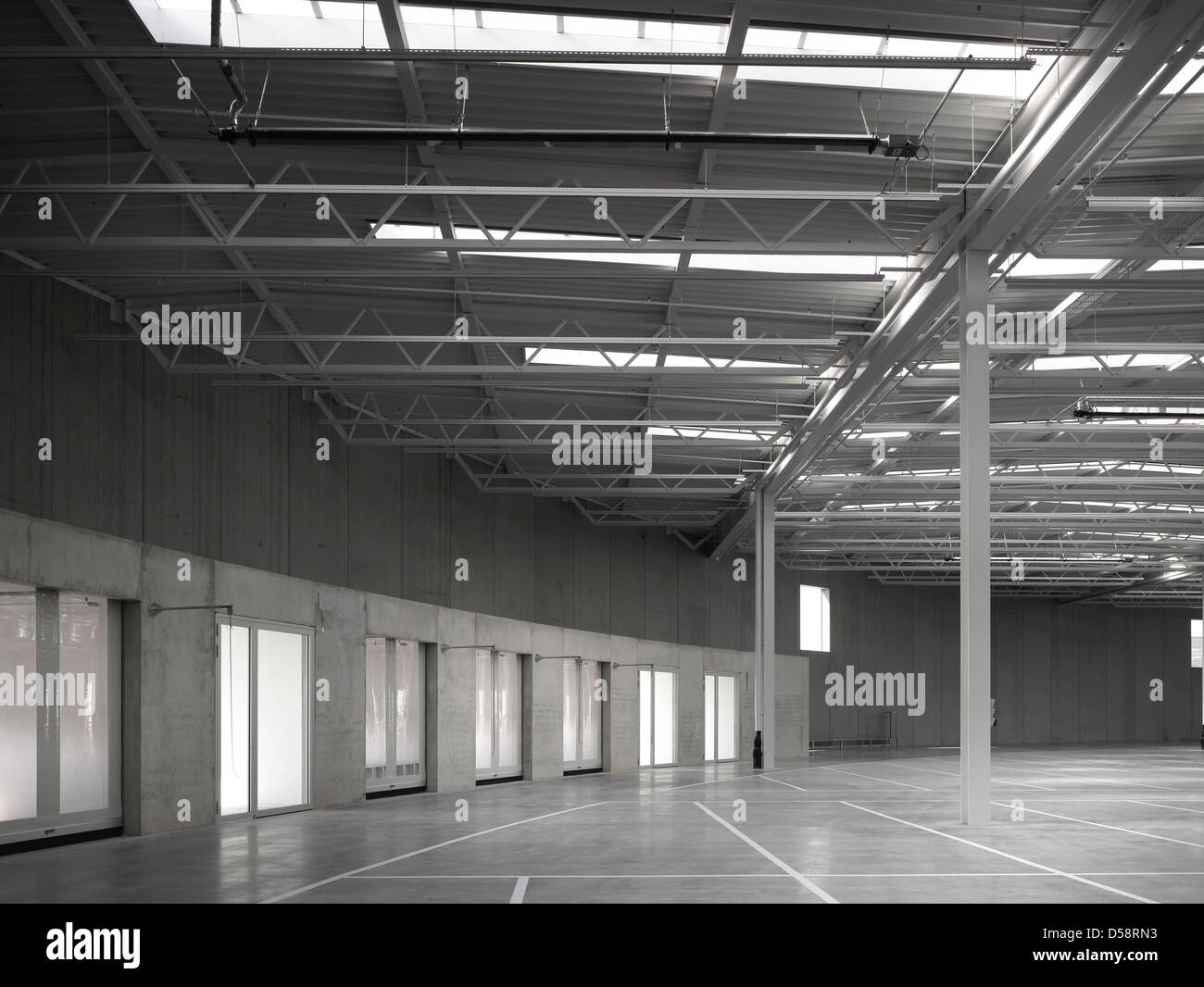 Logistics Building at Vitra Campus, Weil am Rhein, Germany. Architect ...