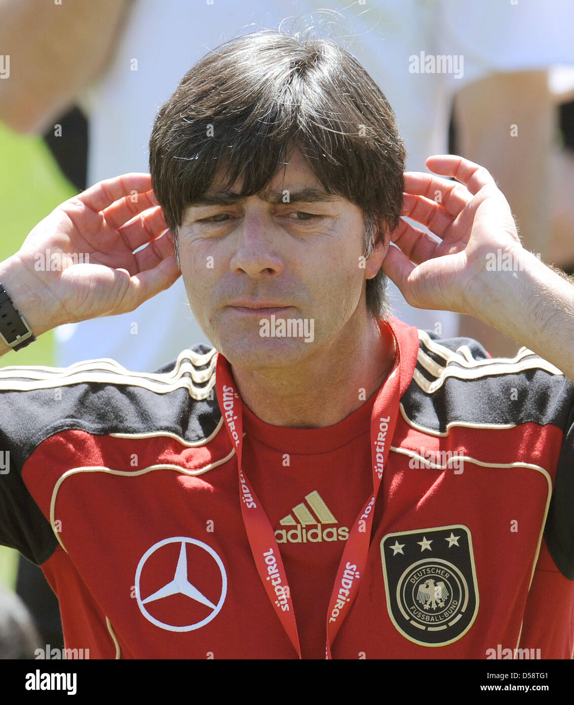 Joachim Loew, head coach of the German national soccer team, pictured ...