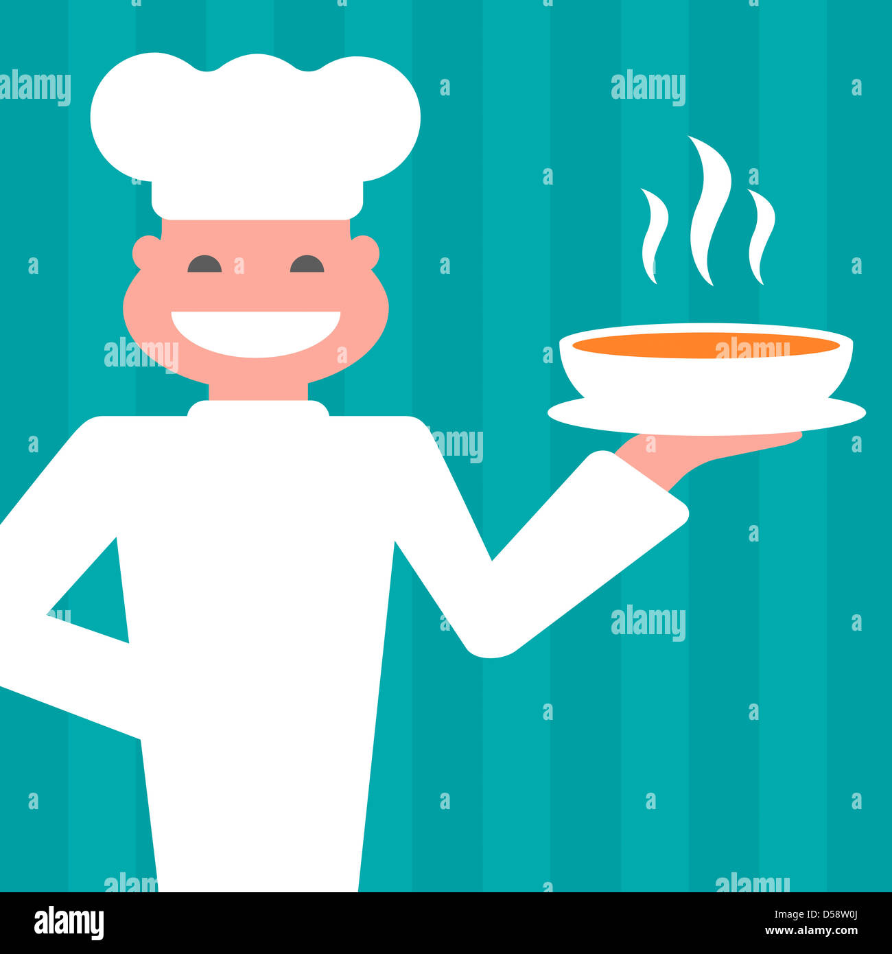 Stereotypical chef hi-res stock photography and images - Alamy