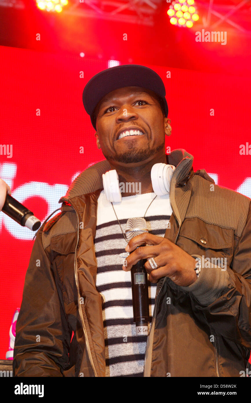 Berlin, Germany. 26th March 2013. American rapper Curtis James '50 Cent ...