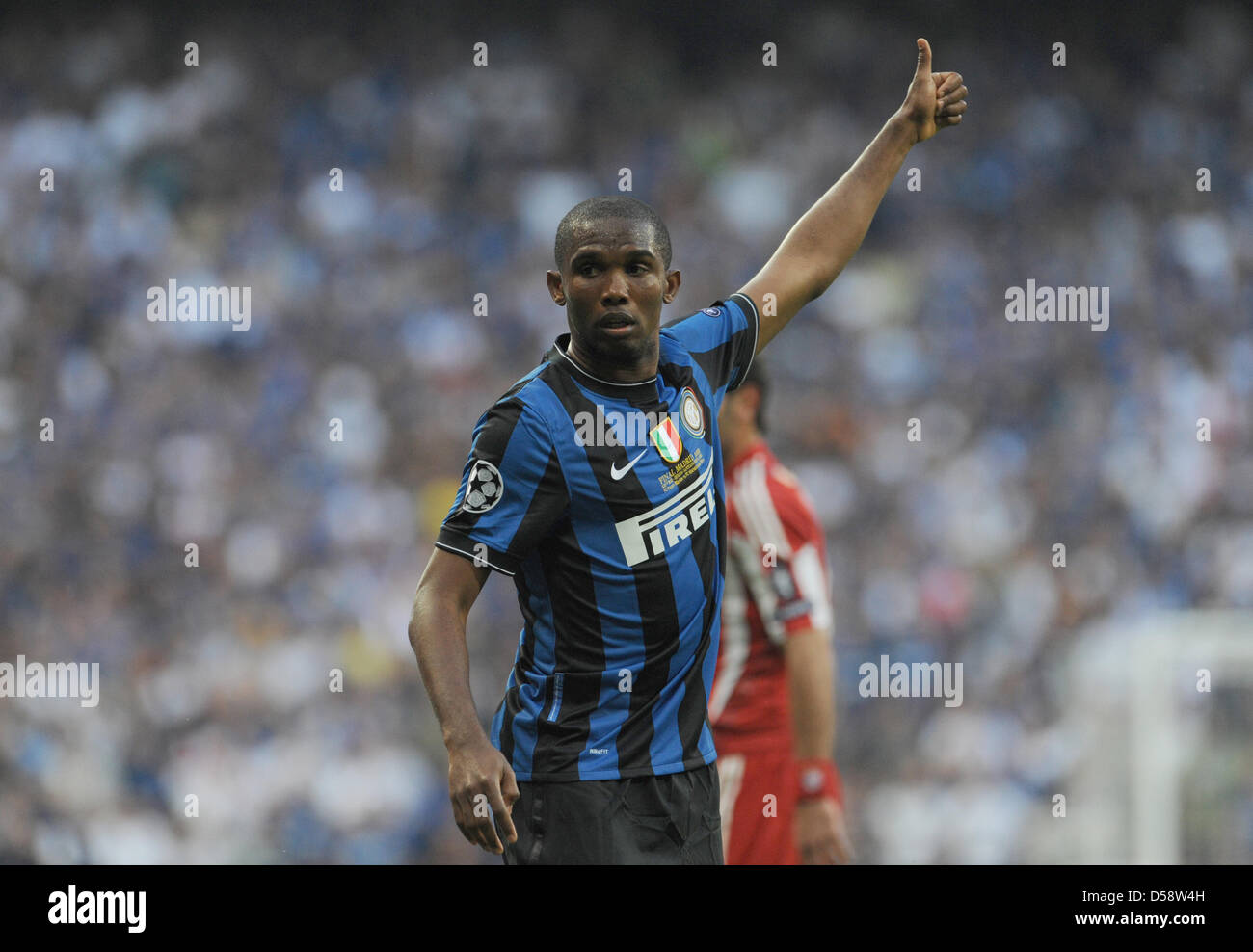 Inter's Samuel Eto'o shown in action during the UEFA Champions League ...