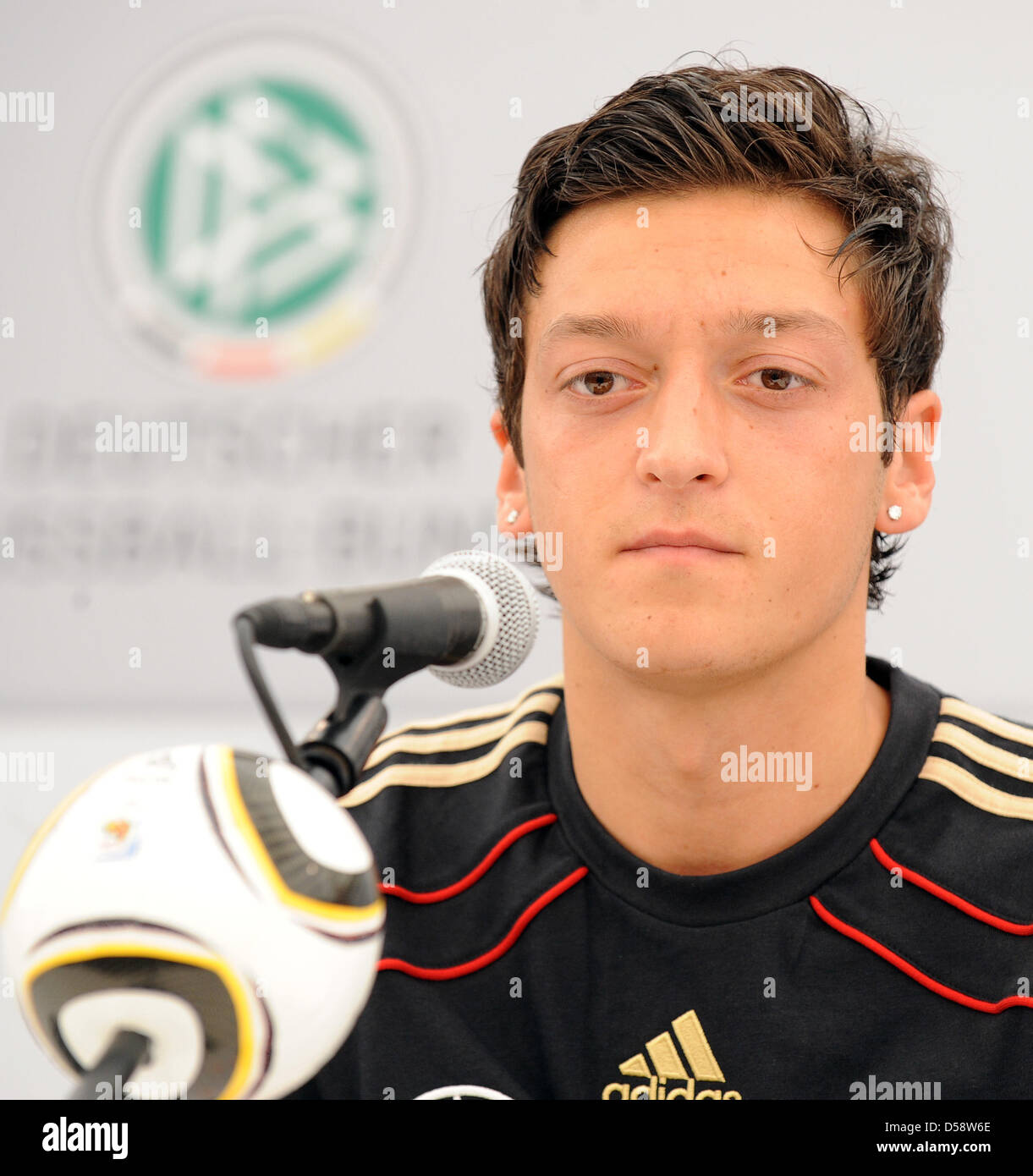 German international Mesut Oezil pictured at a press conference at ...