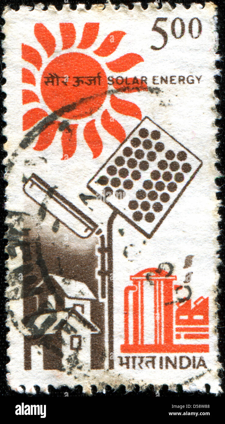 Postage stamp printed in india hi-res stock photography and images - Alamy